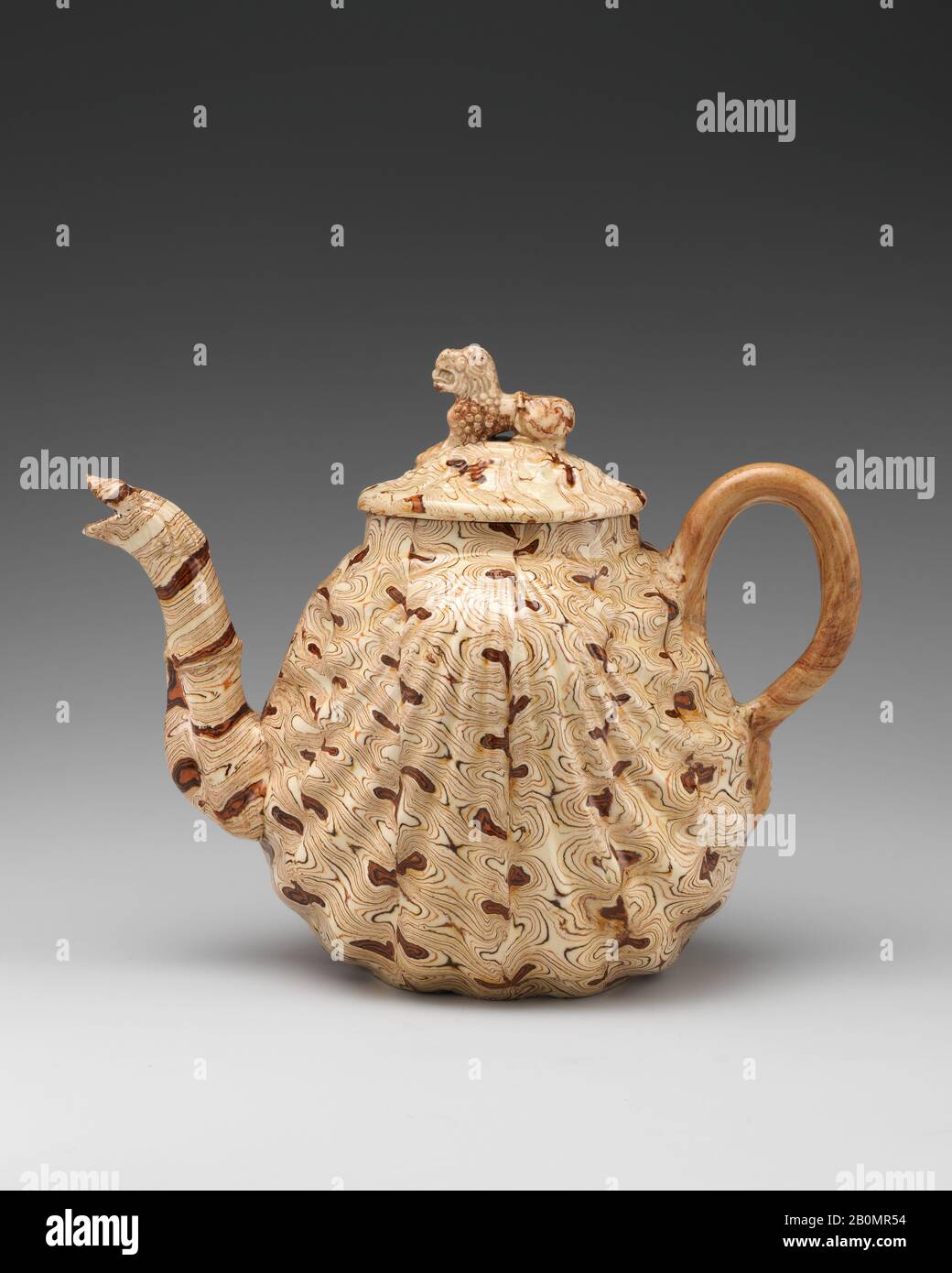 Style of Whieldon type, Teapot with cover, British, Staffordshire ...