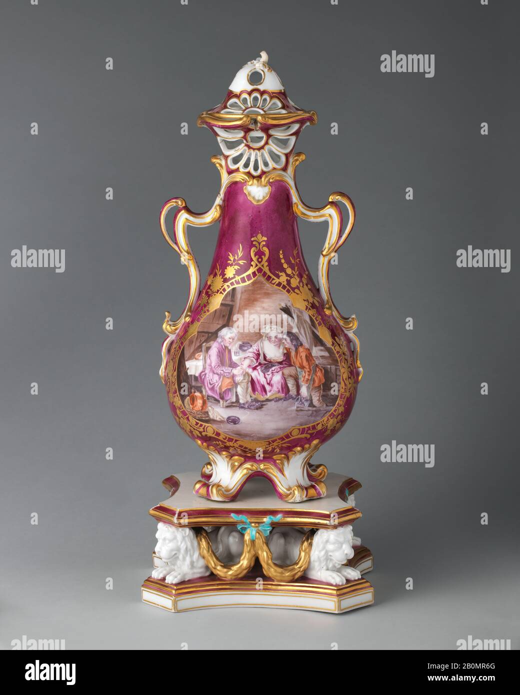 Chelsea Porcelain Manufactory, Perfume vase, British, Chelsea, Chelsea ...