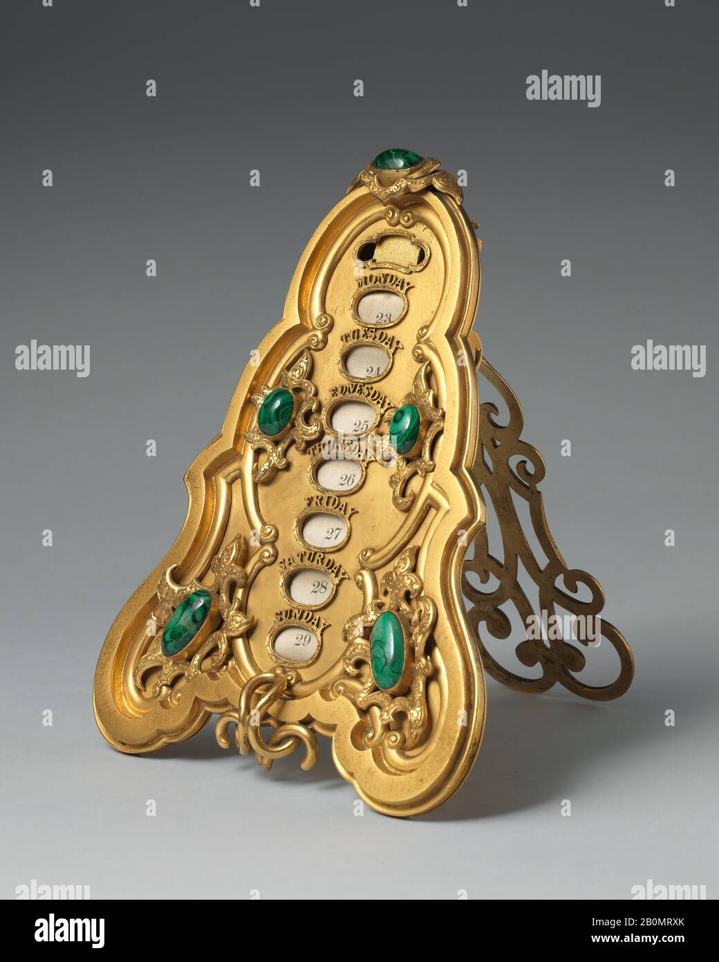 Asprey, Calendar (part of a set), British, London, 1851, British ...