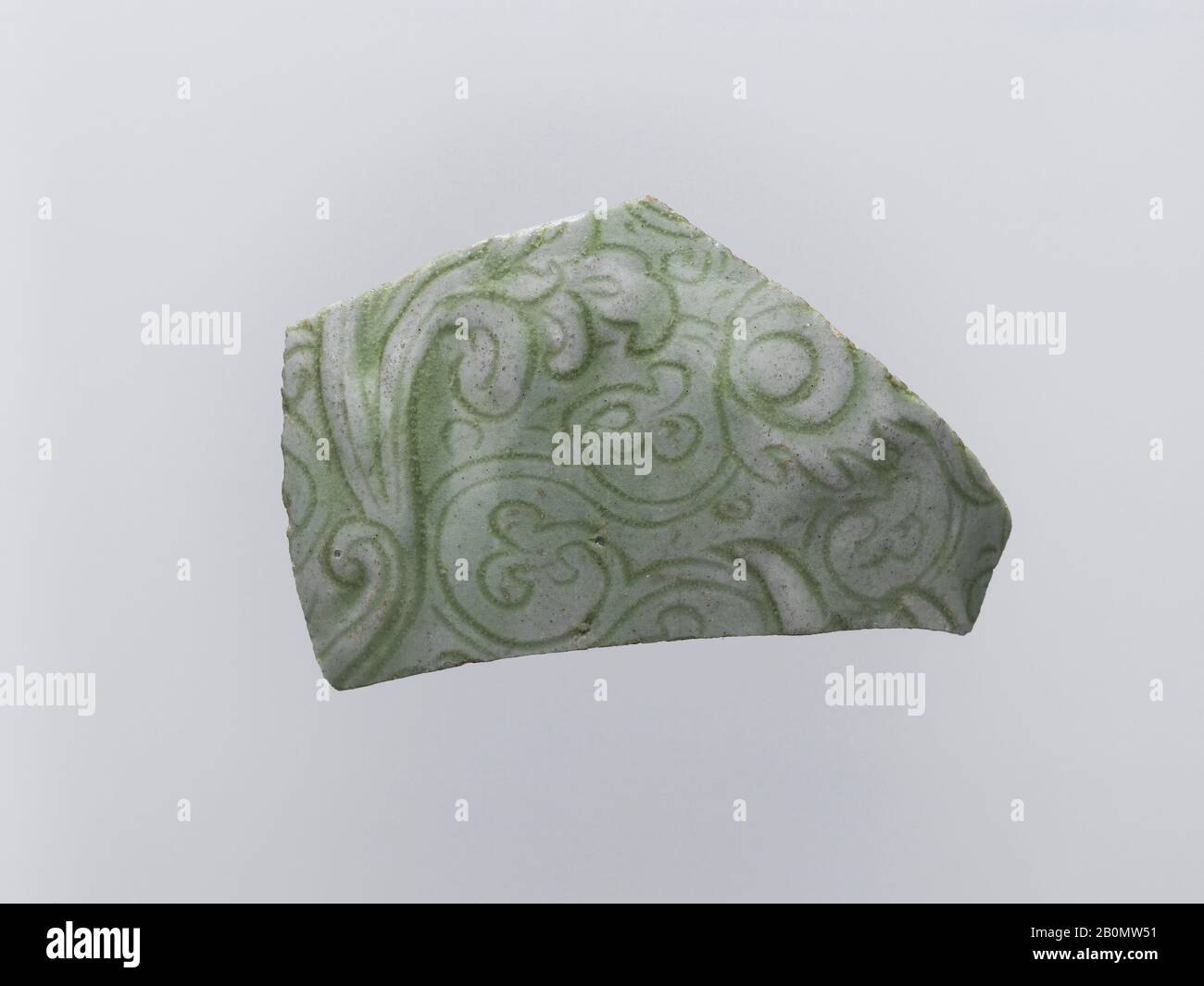 Sherd, China, Song dynasty (960–1279), Culture: China, Stoneware (Yue ...