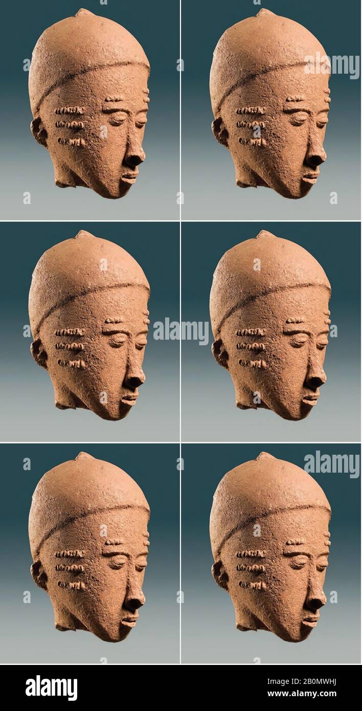 Memorial head, Akan peoples, 18th century, Ghana, Aowin traditional ...