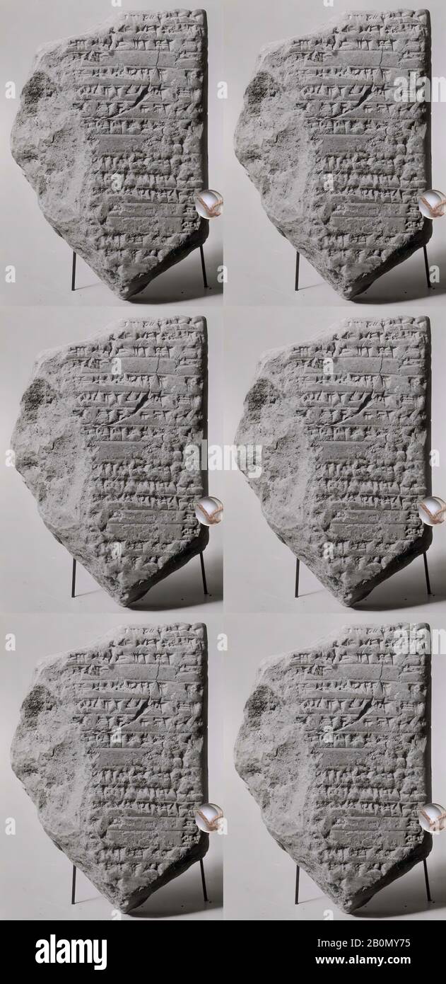 Cuneiform tablet: animal account, Ebabbar archive, Babylonian, Neo ...
