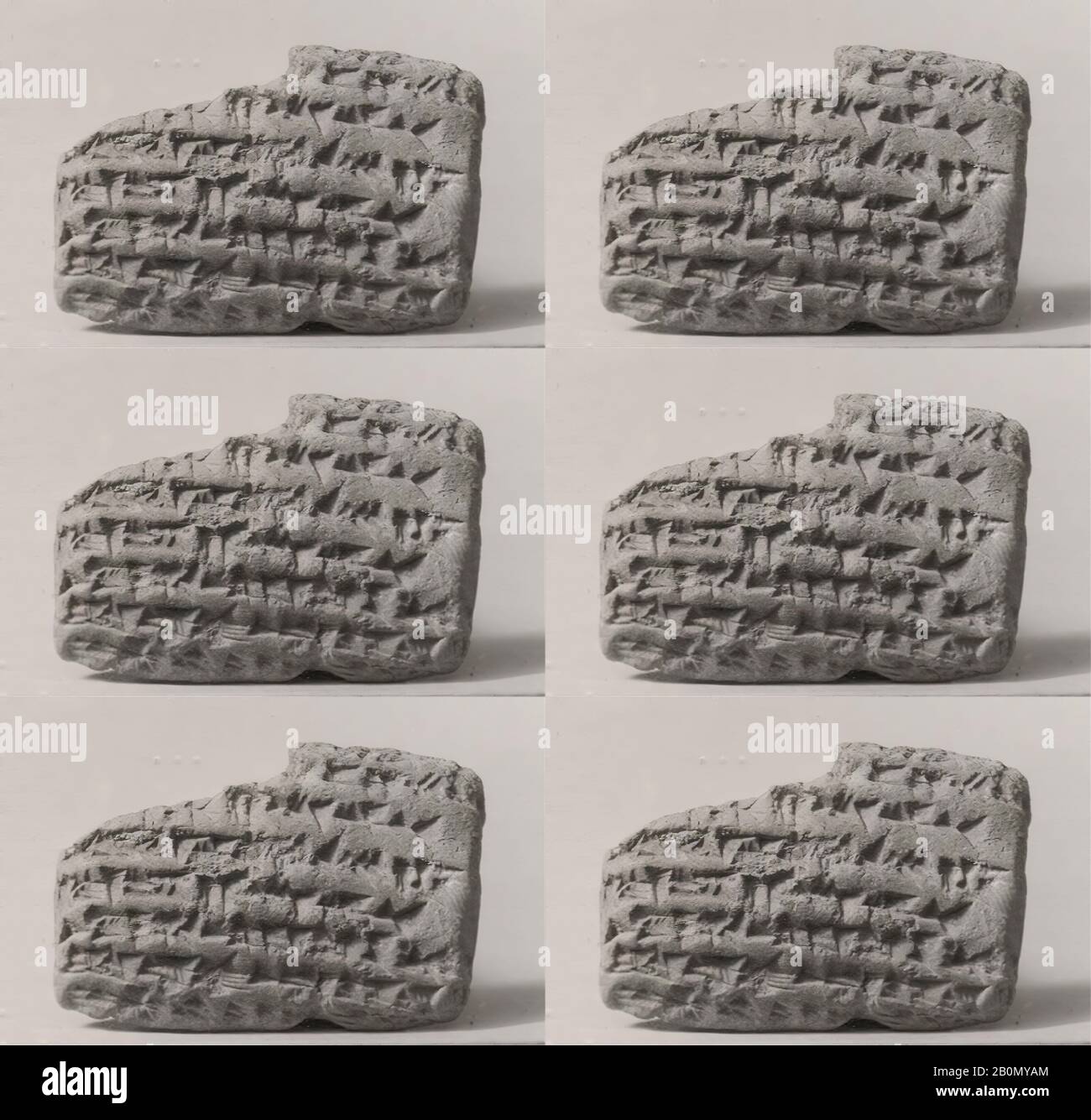 Cuneiform tablet: promissory note for barley, Babylonian, Neo ...
