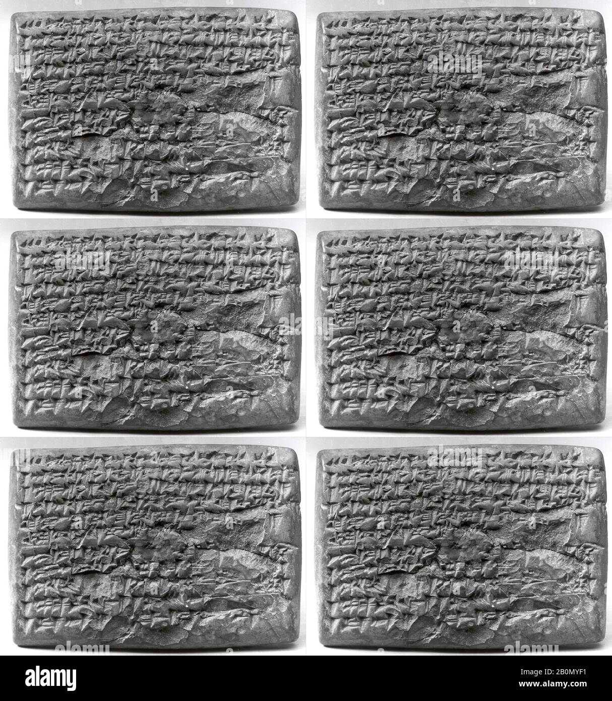 Assyrian clay tablet with cuneiform hi-res stock photography and images ...