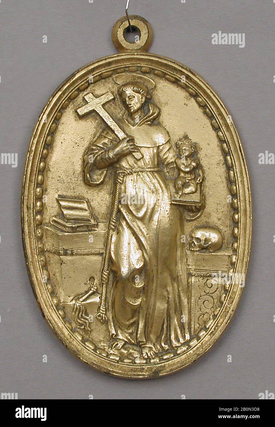 Saint Anthony of Padua, Spanish, early 17th century, Spanish, Gilt ...