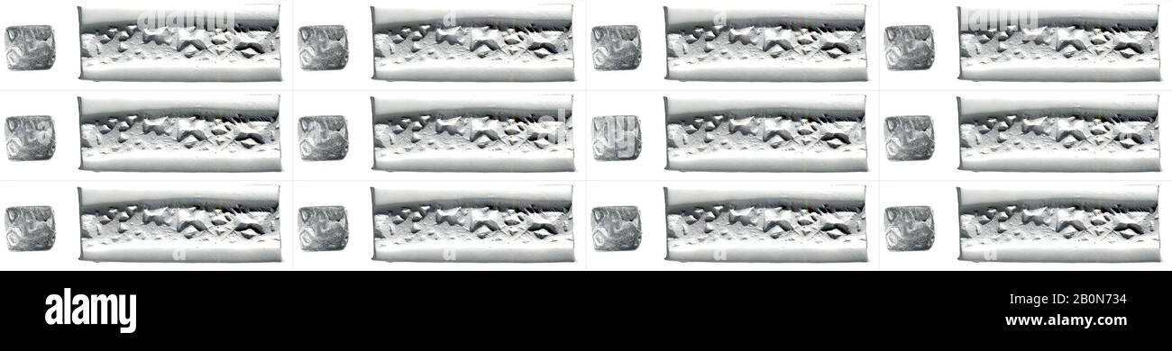 Cylinder seal, Early Bronze Age, Date ca. early 3rd millennium B.C ...