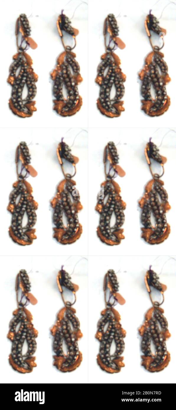 Earrings, European, Eastern, 18th century–19th century, European ...