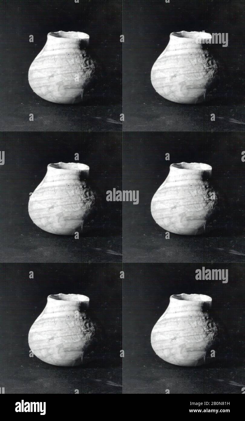 Jar, Neolithic, Date 7th–6th millennium B.C., Syria, Calcite alabaster ...