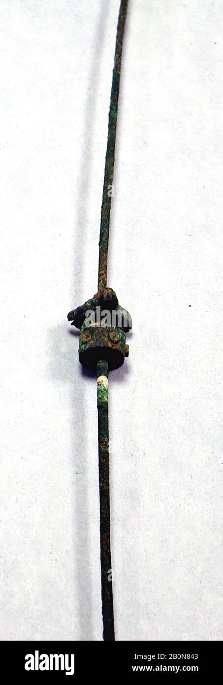 Copper Weaving Implement with Disk, Vicús (?), 3rd century B.C.–A.D ...