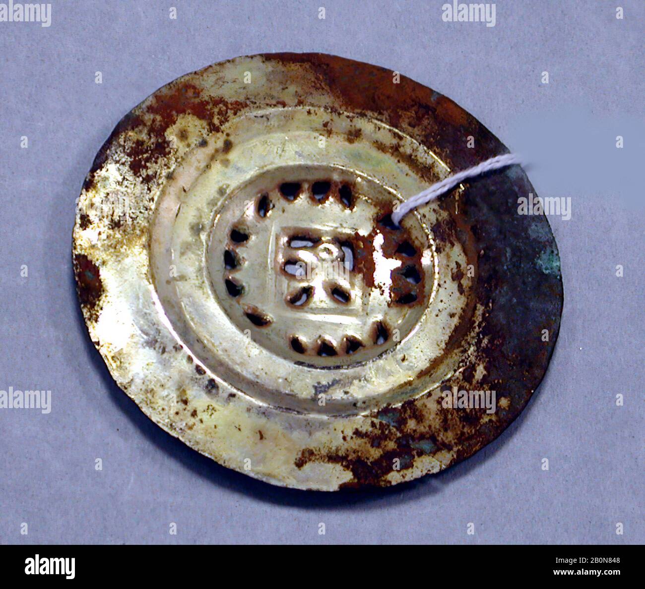 Copper Disk Ornament, Chimú (?), 12th–15th century, Peru, Chimú ...