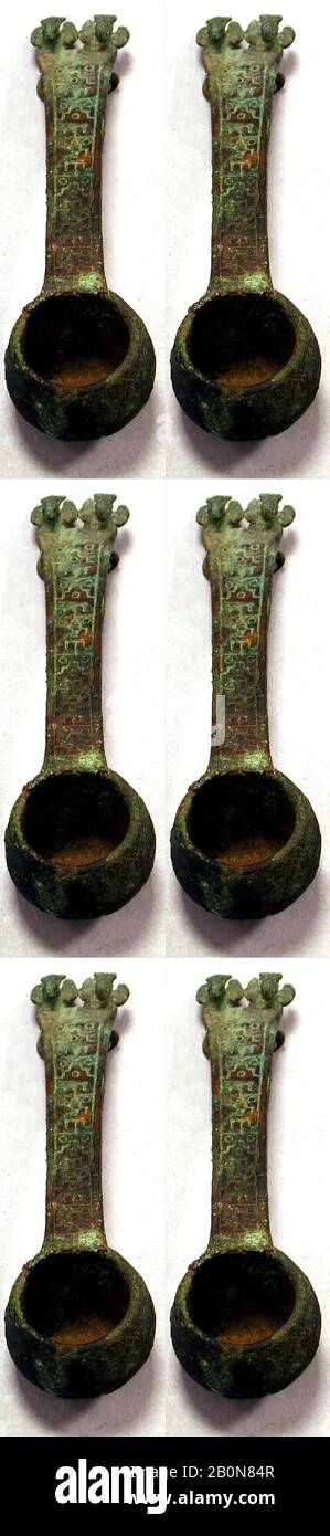 Copper Ladle, Chimú (?), 12th–15th century, Peru, Chimú (?), Copper ...