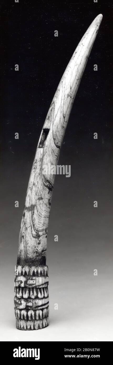 Side-blown Trumpet (Oko), Edo peoples, 18th–19th century, Nigeria ...