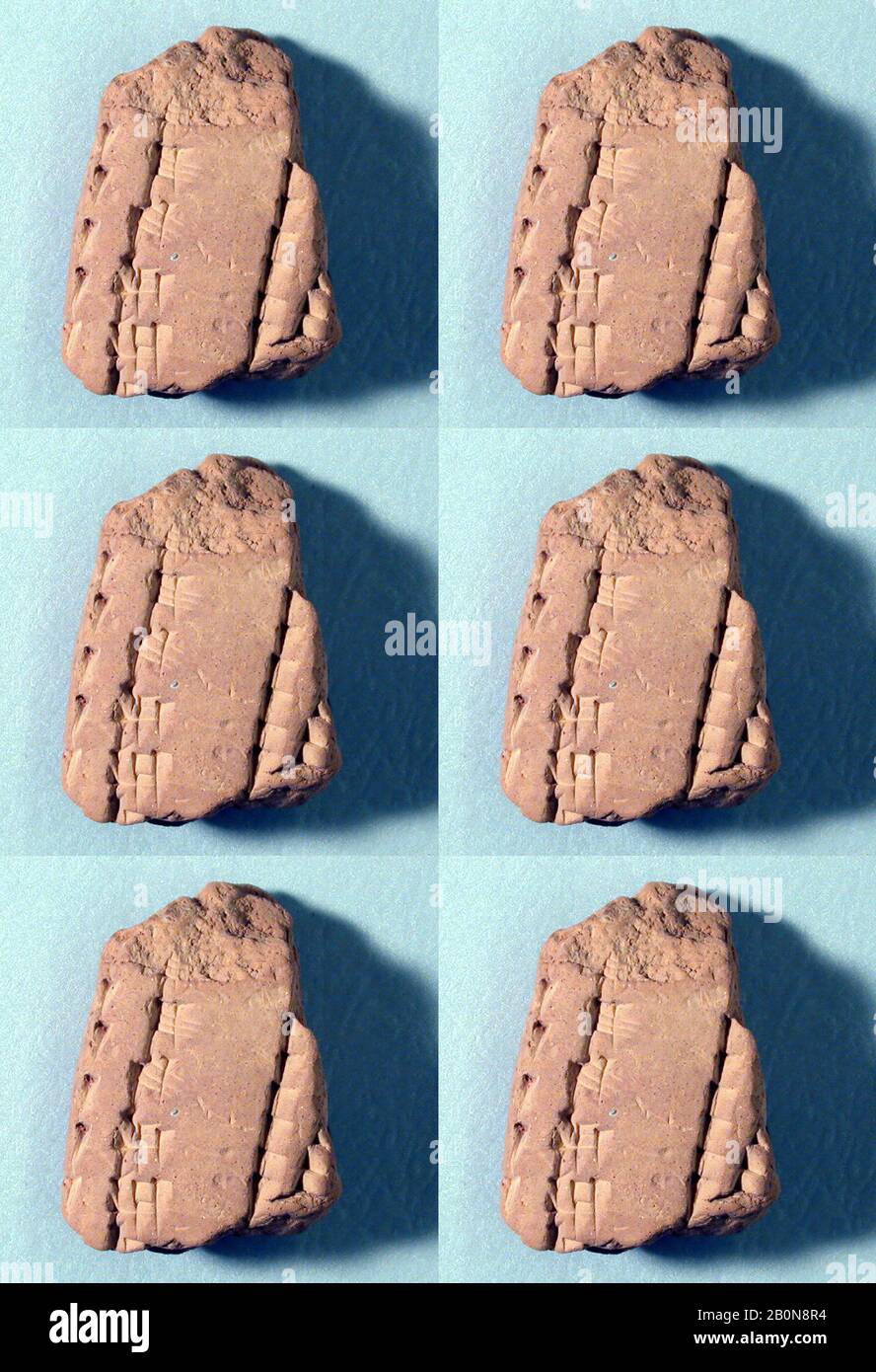 Cuneiform tablet: fragment of Syllabary A, ca. late 1st millennium B.C ...