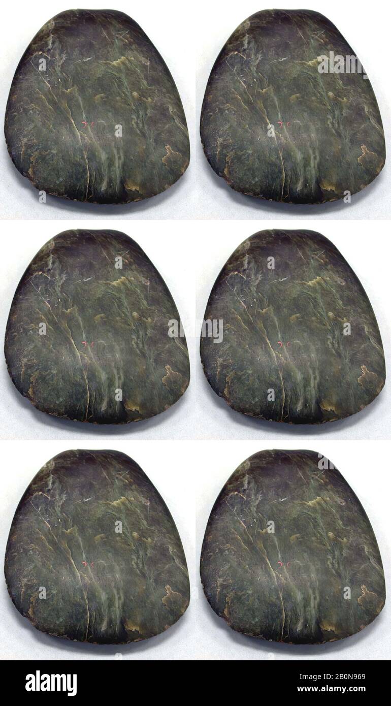 Axe, New Zealand, New Zealand, Nephrite, L. 5 5/8 in. (14.3 cm); W. 4 3 ...