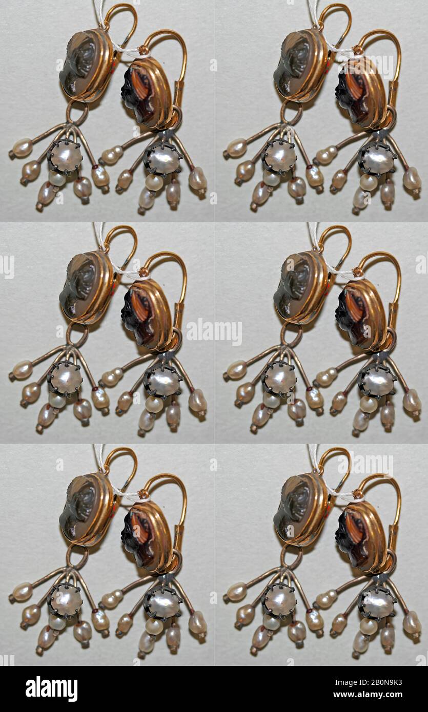 Earrings, European, Eastern, 18th century–19th century, European ...