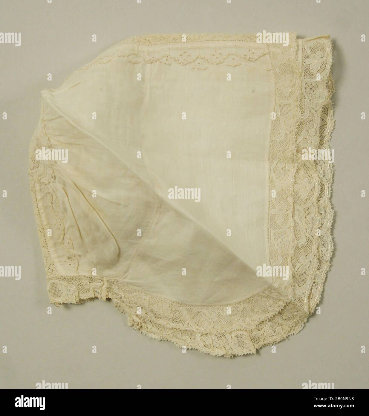 Cap, British, 18th century, British, linen Stock Photo - Alamy