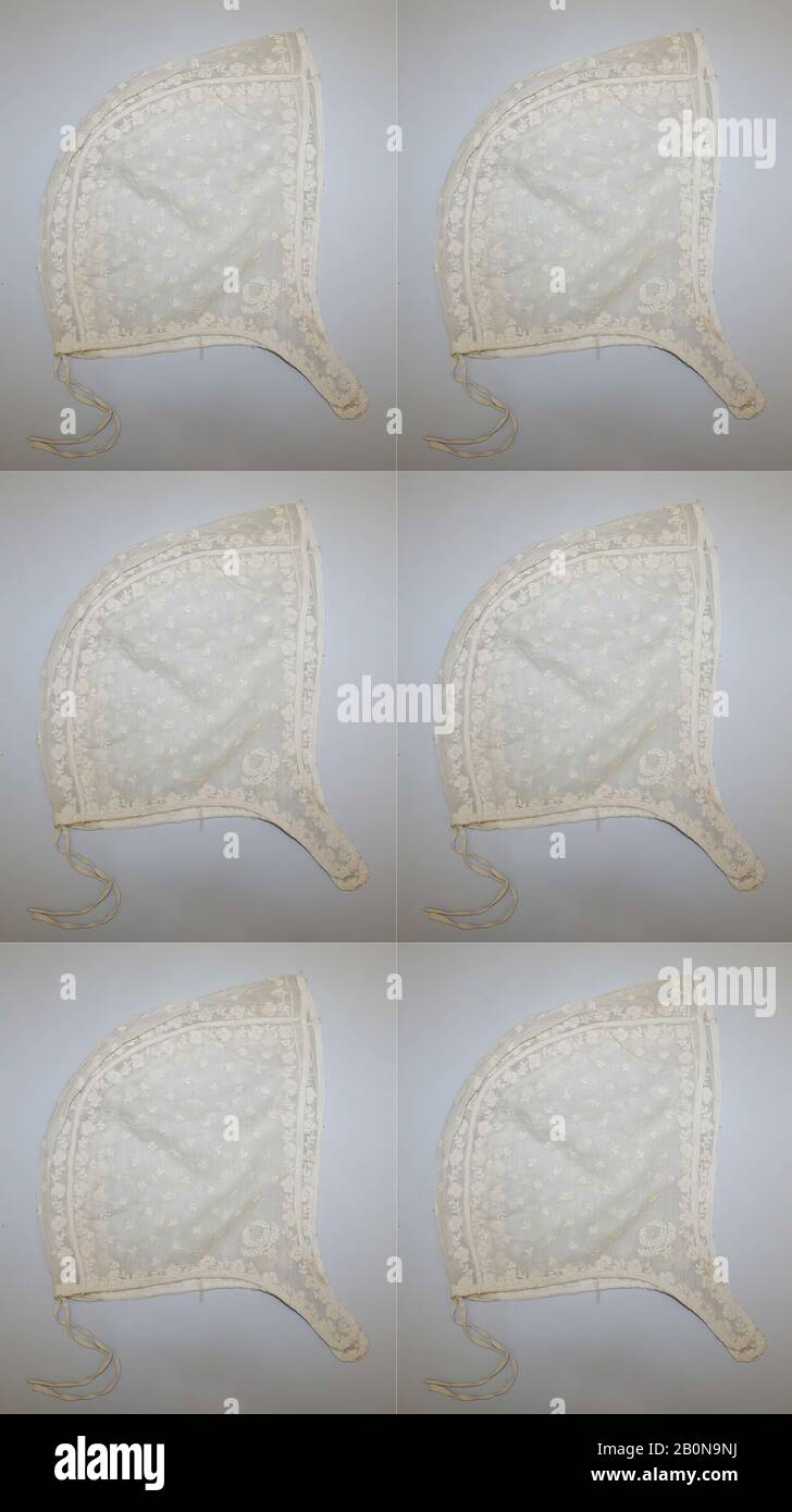 Cap, British, 19th century, British, cotton Stock Photo - Alamy