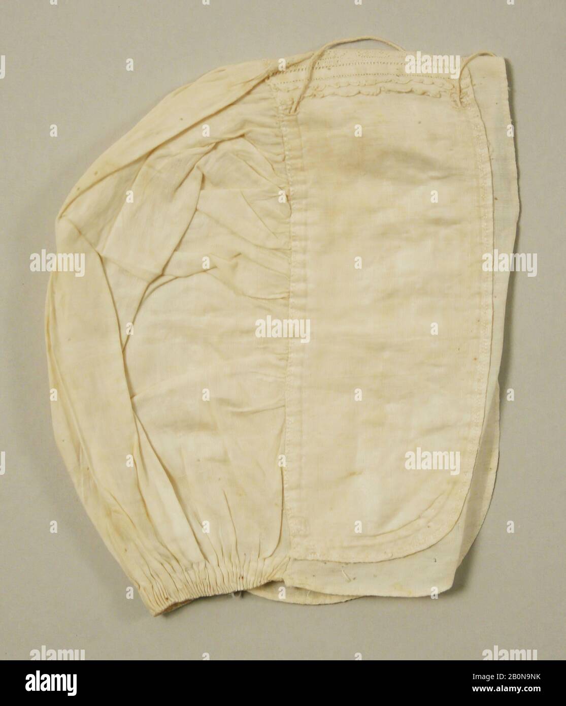 Cap, British, 18th century, British, linen Stock Photo - Alamy