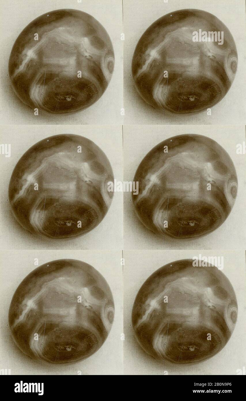 Ovoid bead, Roman Period, Date 30 B.C.–A.D. 364, From Egypt, Agate ...