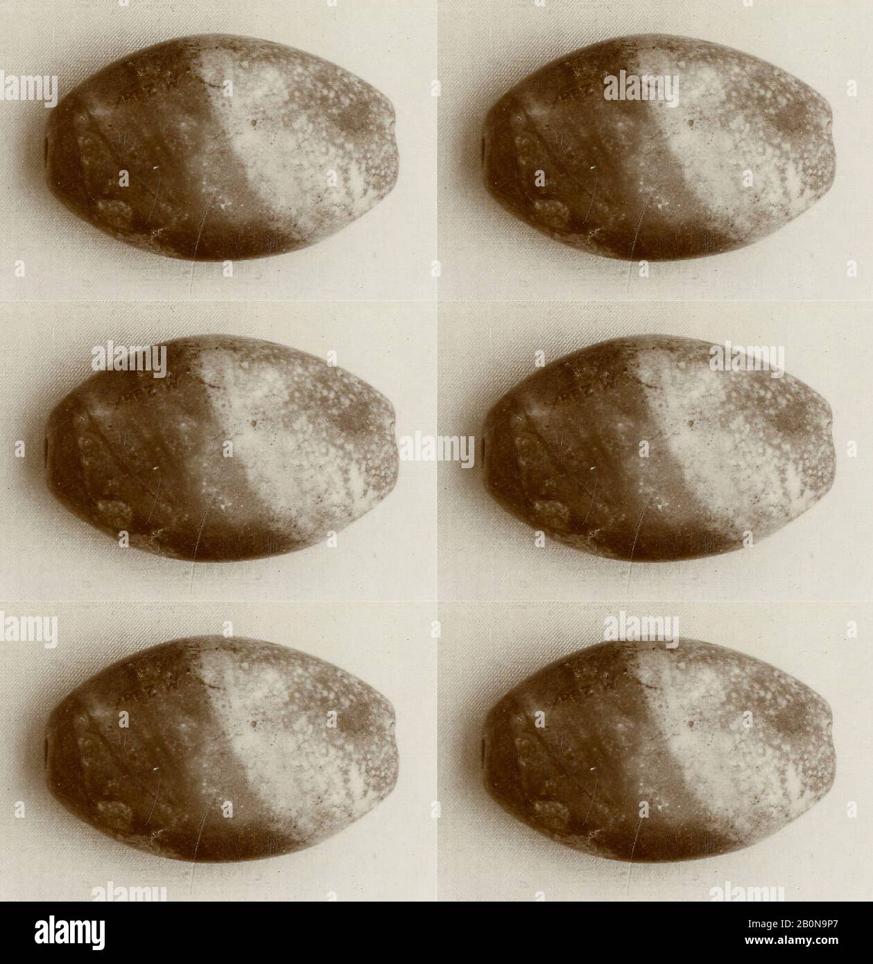 Ovoid bead, Roman Period, Date 30 B.C.–A.D. 364, From Egypt, Jasper ...