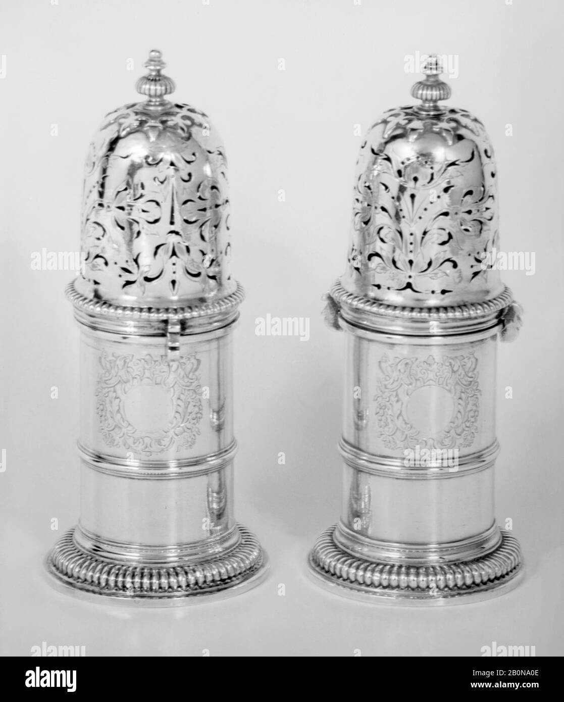 Joseph Ward, Pair of casters, British, London, Joseph Ward (active 1689 ...