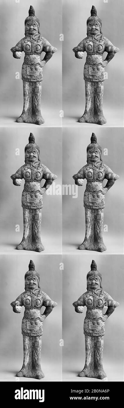 Figure of a Standing Warrior, China, Tang dynasty (618–907), Culture ...