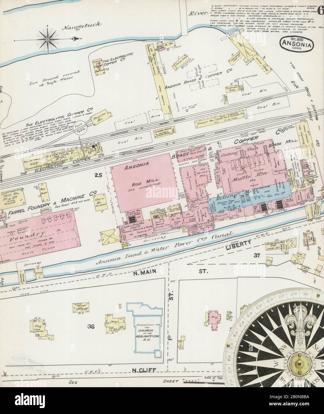 Map of ansonia hi-res stock photography and images - Alamy