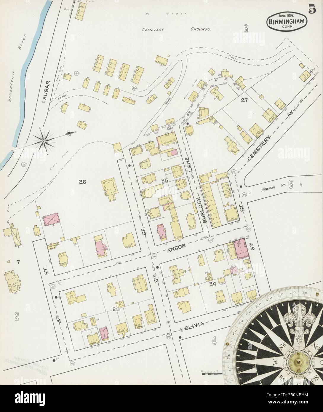 Map of shelton connecticut hi-res stock photography and images - Alamy
