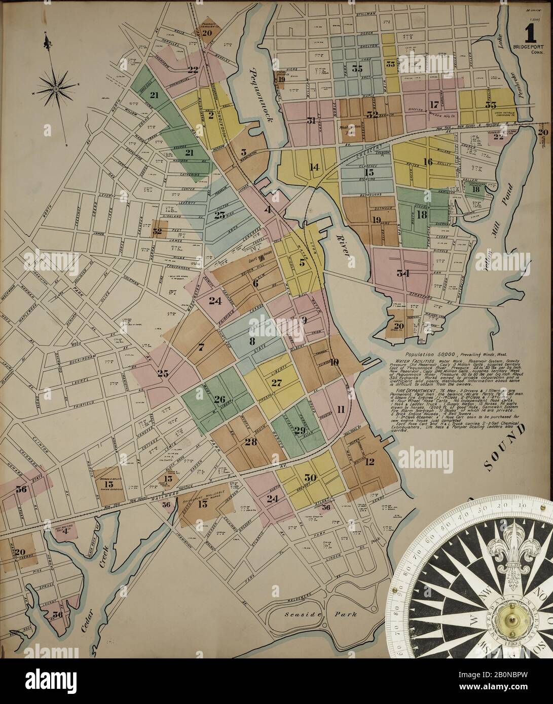 Image 1 of Sanborn Fire Insurance Map from Bridgeport, Fairfield County ...