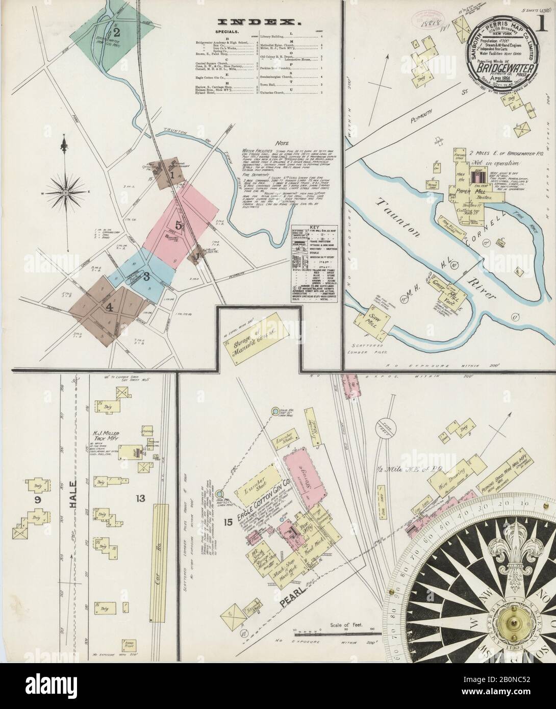 Map of bridgewater hi-res stock photography and images - Alamy