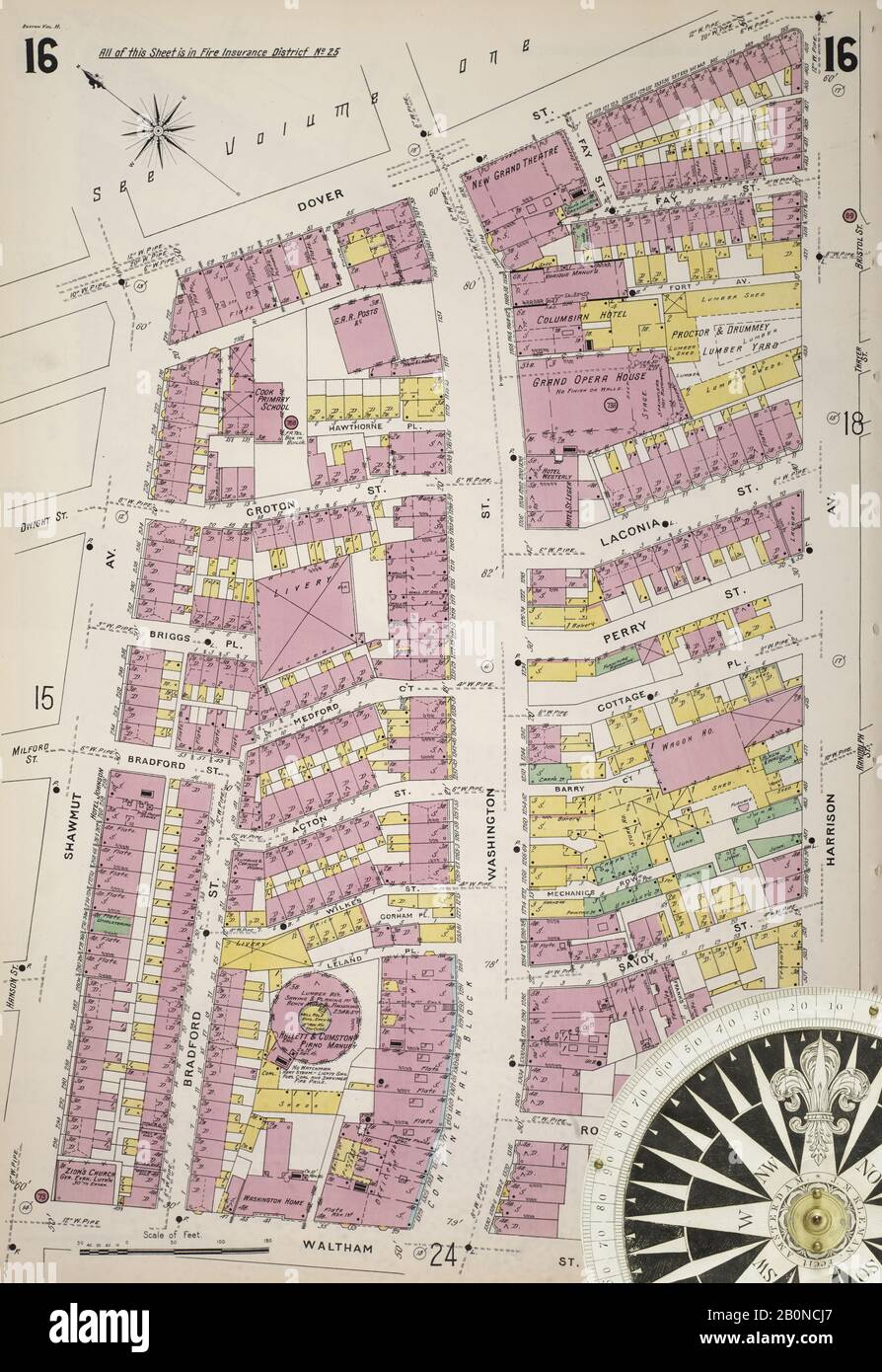 Image 18 of Sanborn Fire Insurance Map from Boston, Suffolk County ...