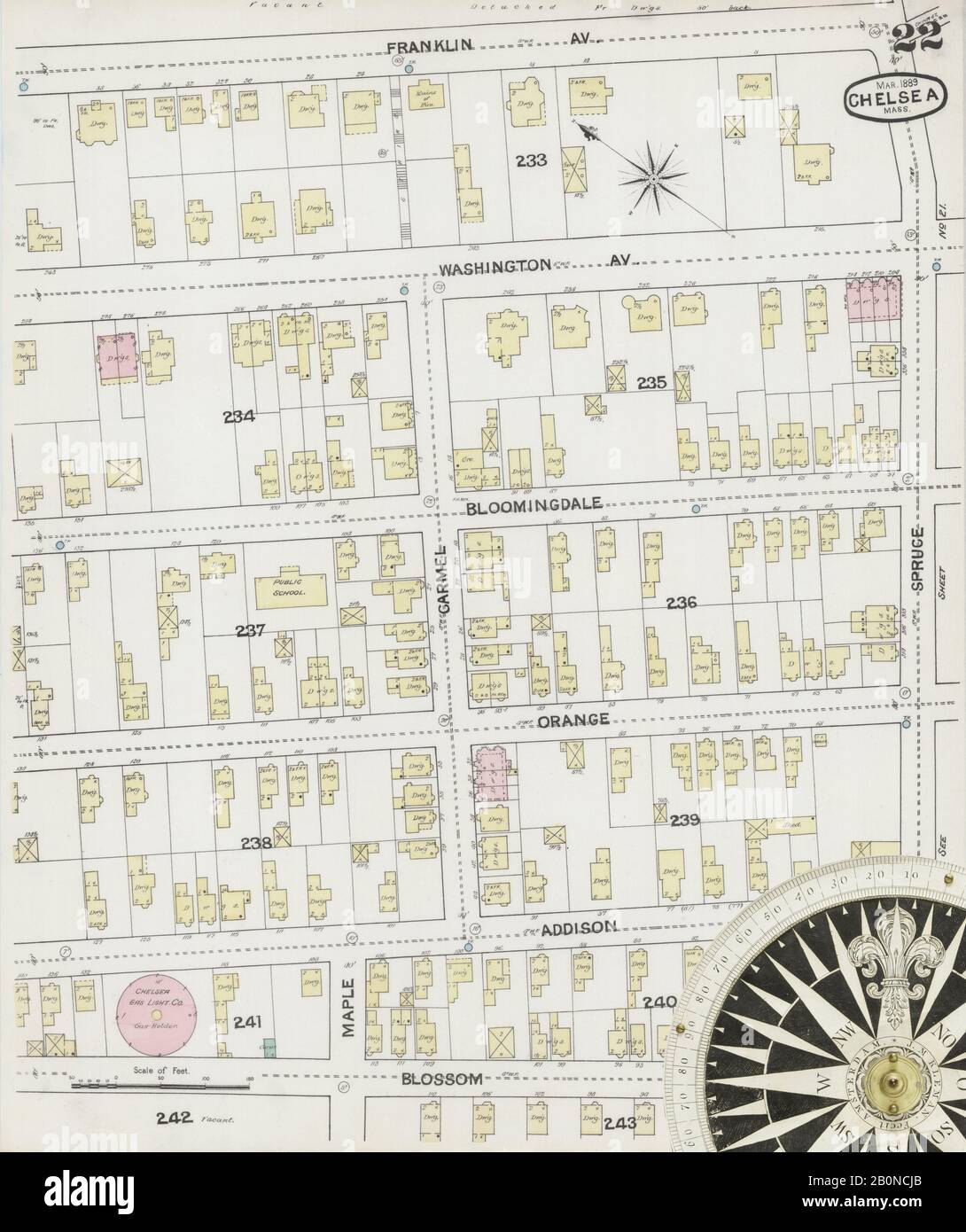 Image 23 of Sanborn Fire Insurance Map from Chelsea, Suffolk County ...