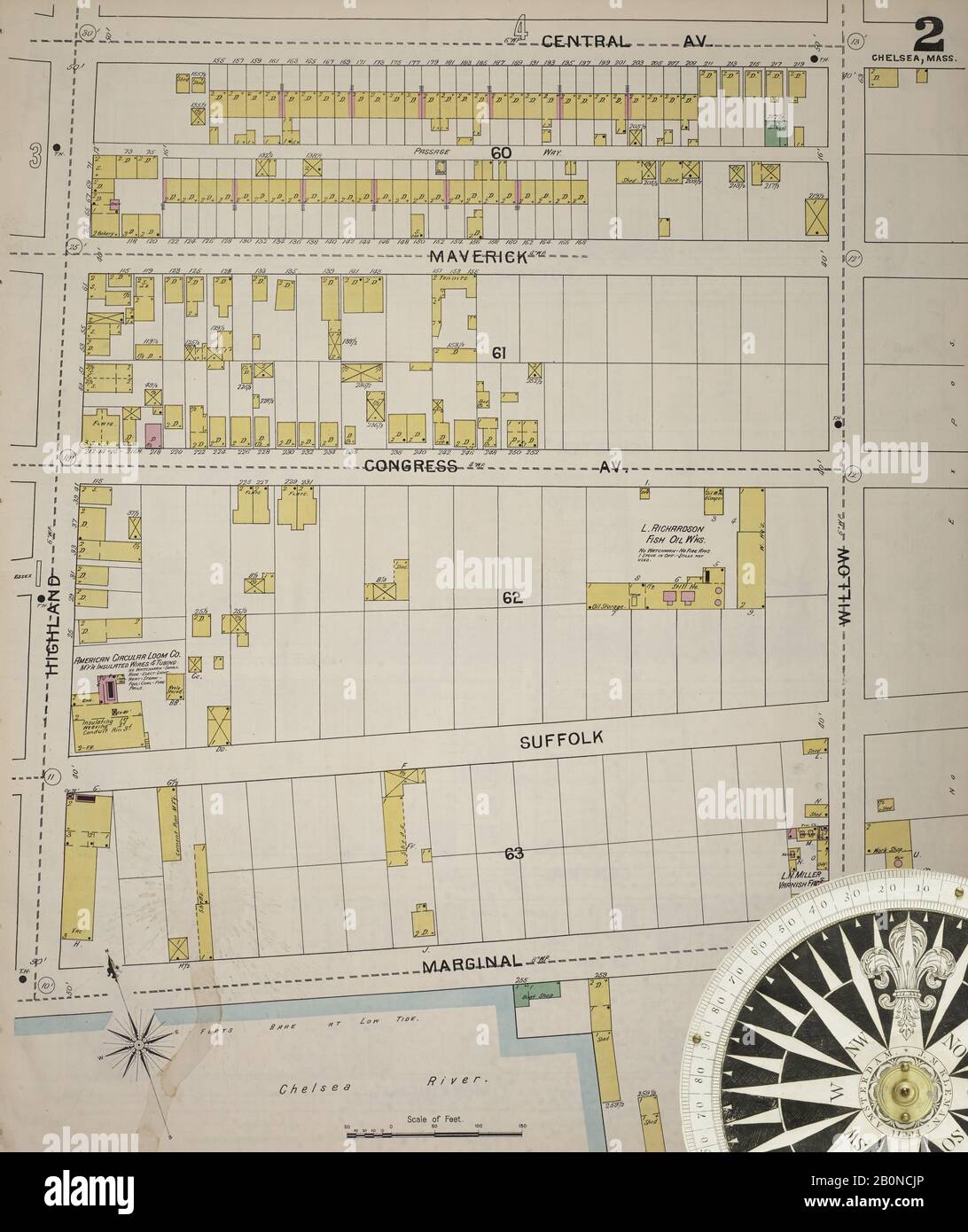 Image 3 of Sanborn Fire Insurance Map from Chelsea, Suffolk County ...