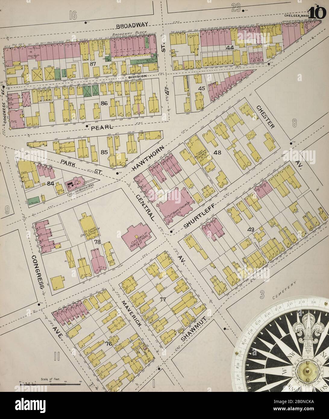 Image 11 of Sanborn Fire Insurance Map from Chelsea, Suffolk County ...