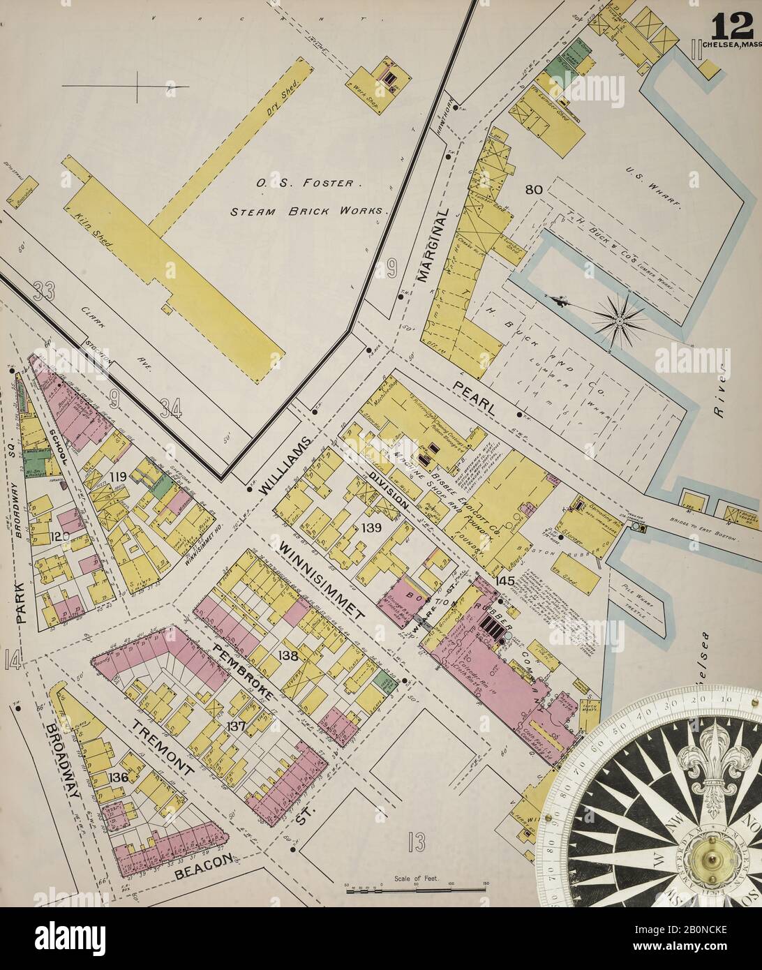 Image 13 of Sanborn Fire Insurance Map from Chelsea, Suffolk County ...