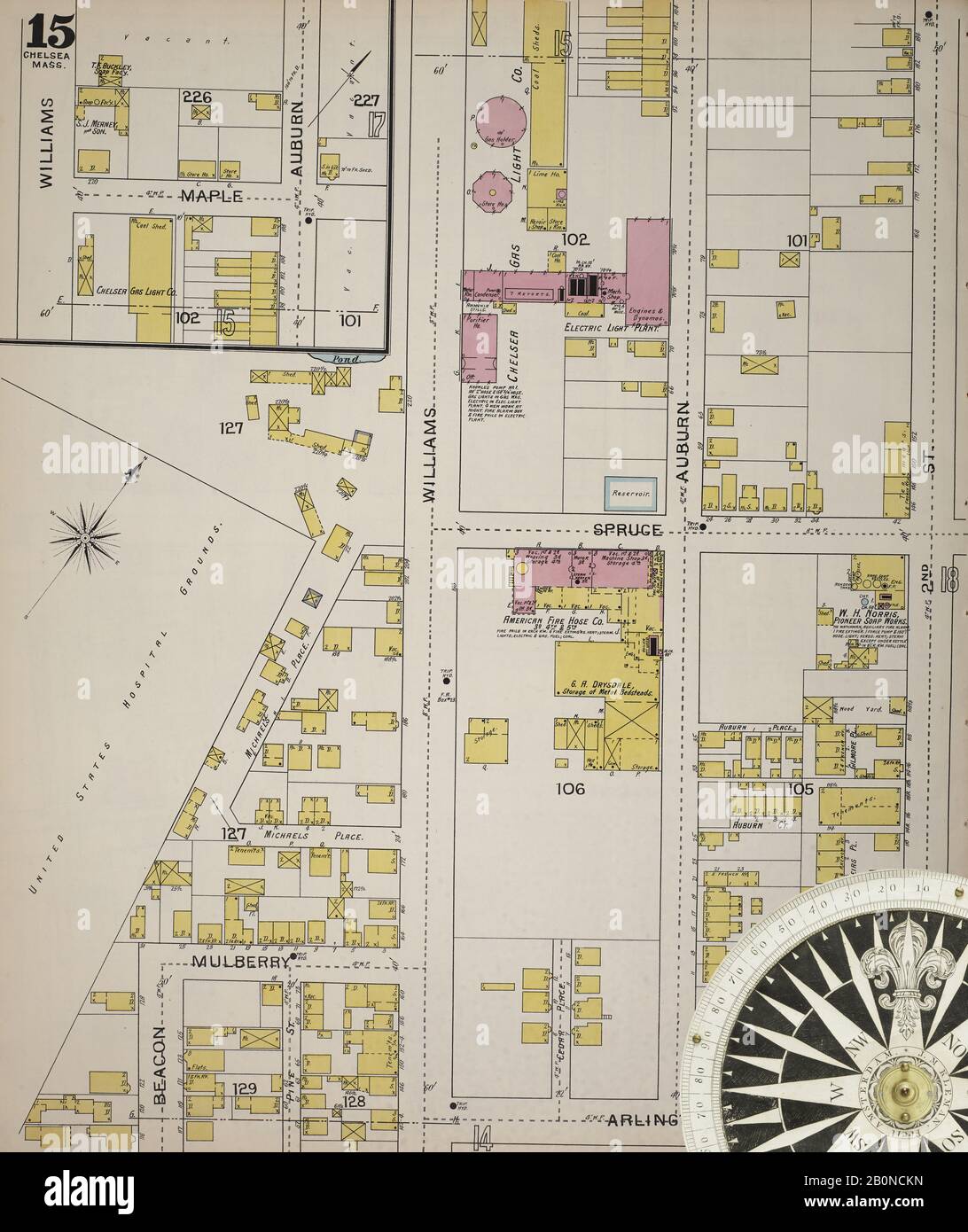 Image 16 of Sanborn Fire Insurance Map from Chelsea, Suffolk County ...