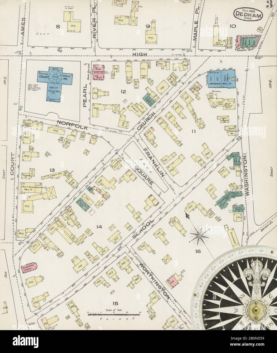 Map of dedham hi-res stock photography and images - Alamy