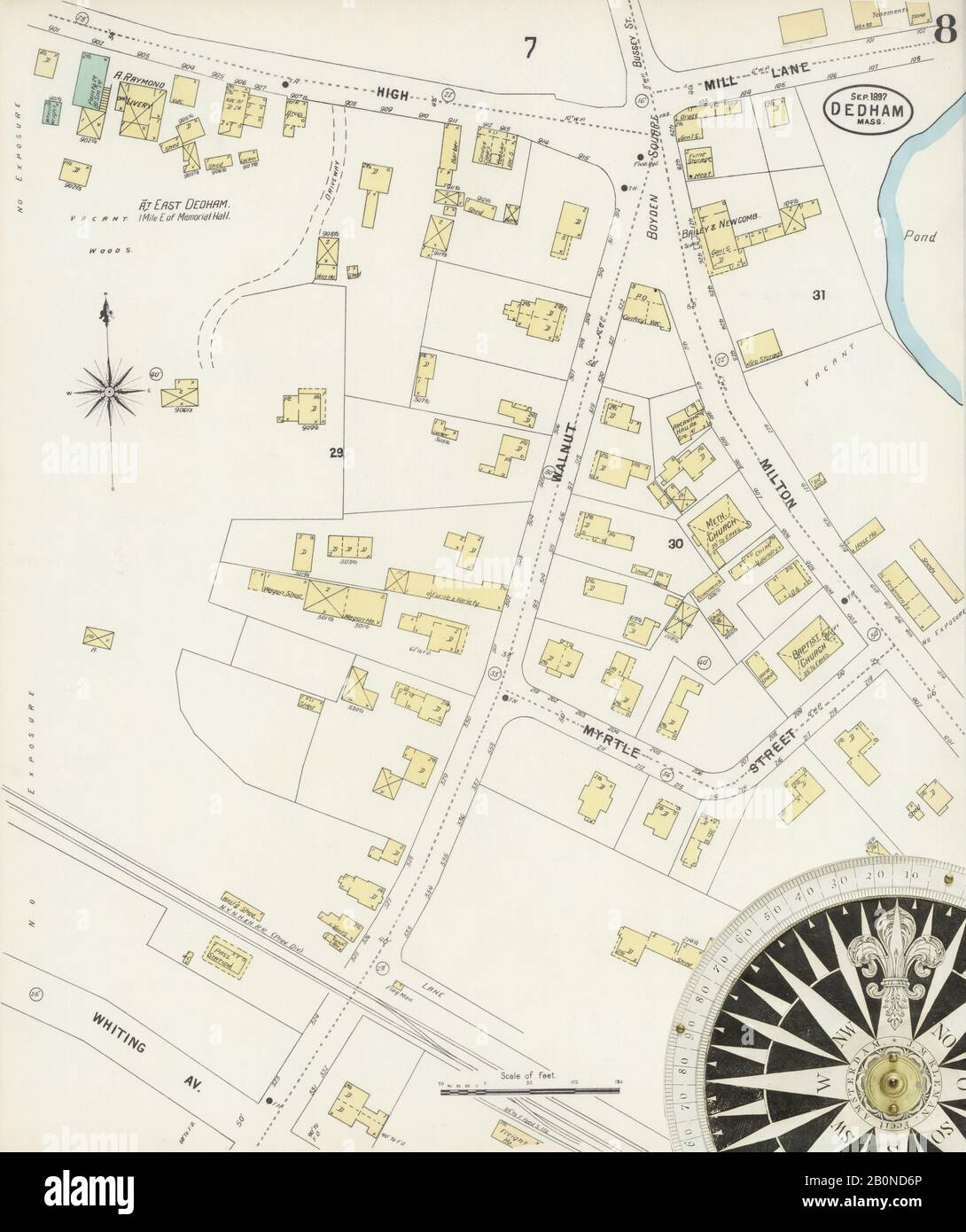 Map of dedham hi-res stock photography and images - Alamy
