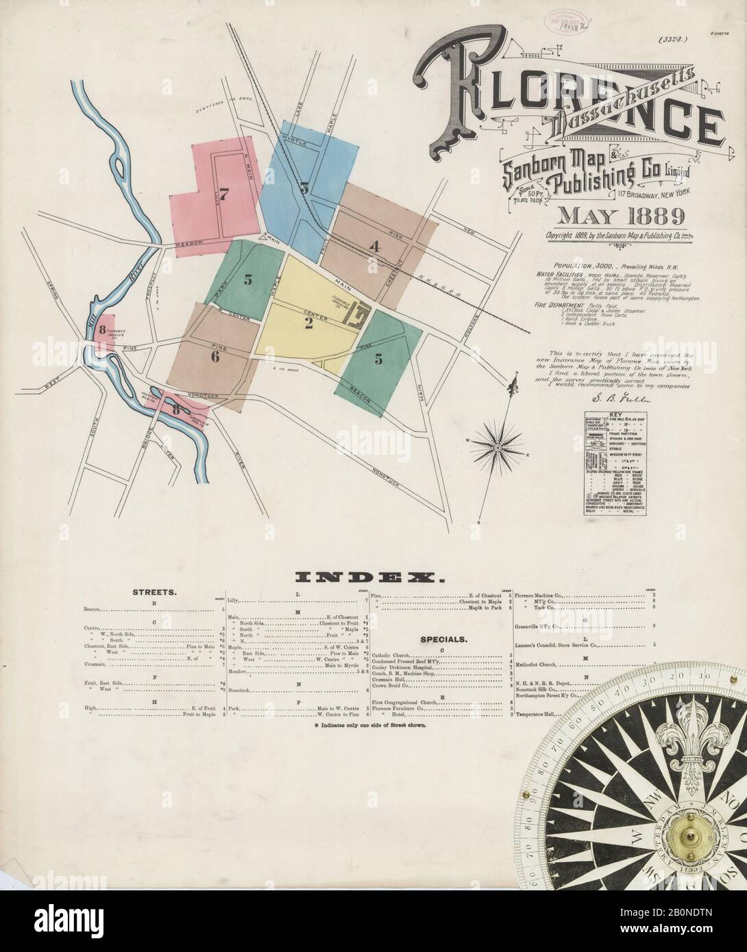 Florence county map hi-res stock photography and images - Alamy