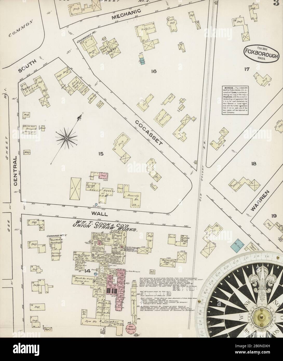 Map of foxboro hi-res stock photography and images - Alamy