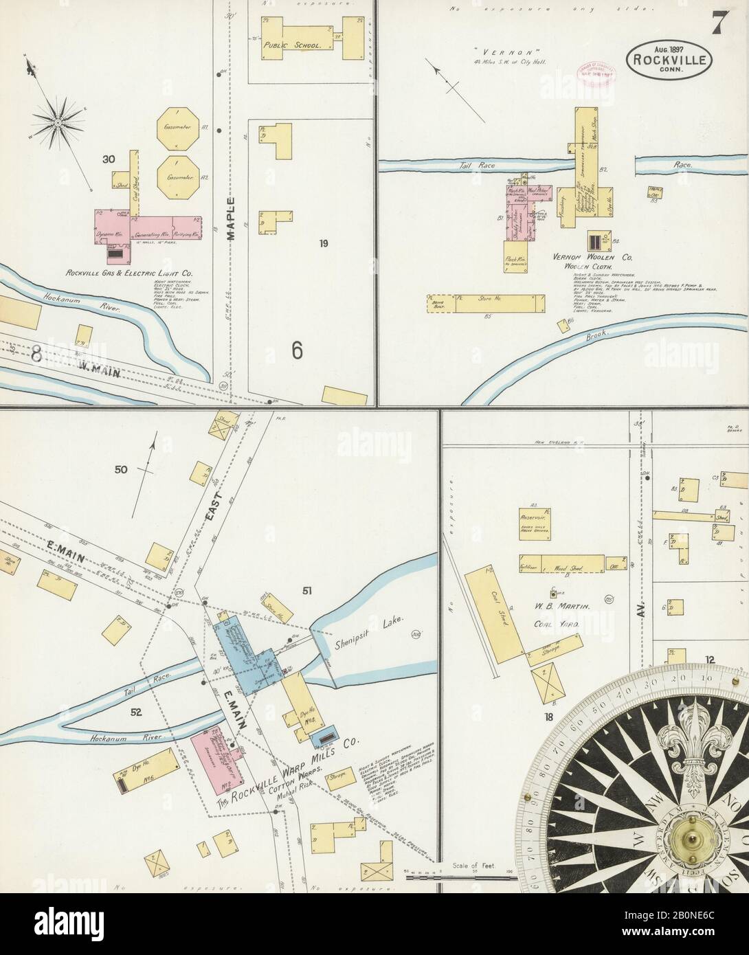 Tolland map hi-res stock photography and images - Alamy