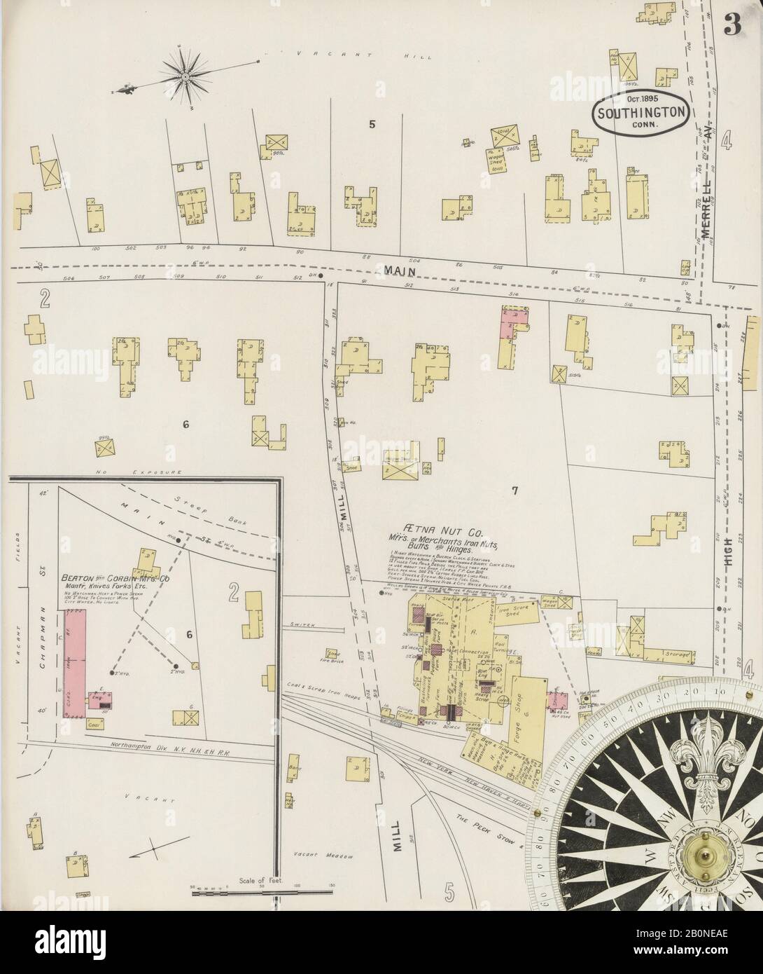 Image 3 of Sanborn Fire Insurance Map from Southington, Hartford County ...