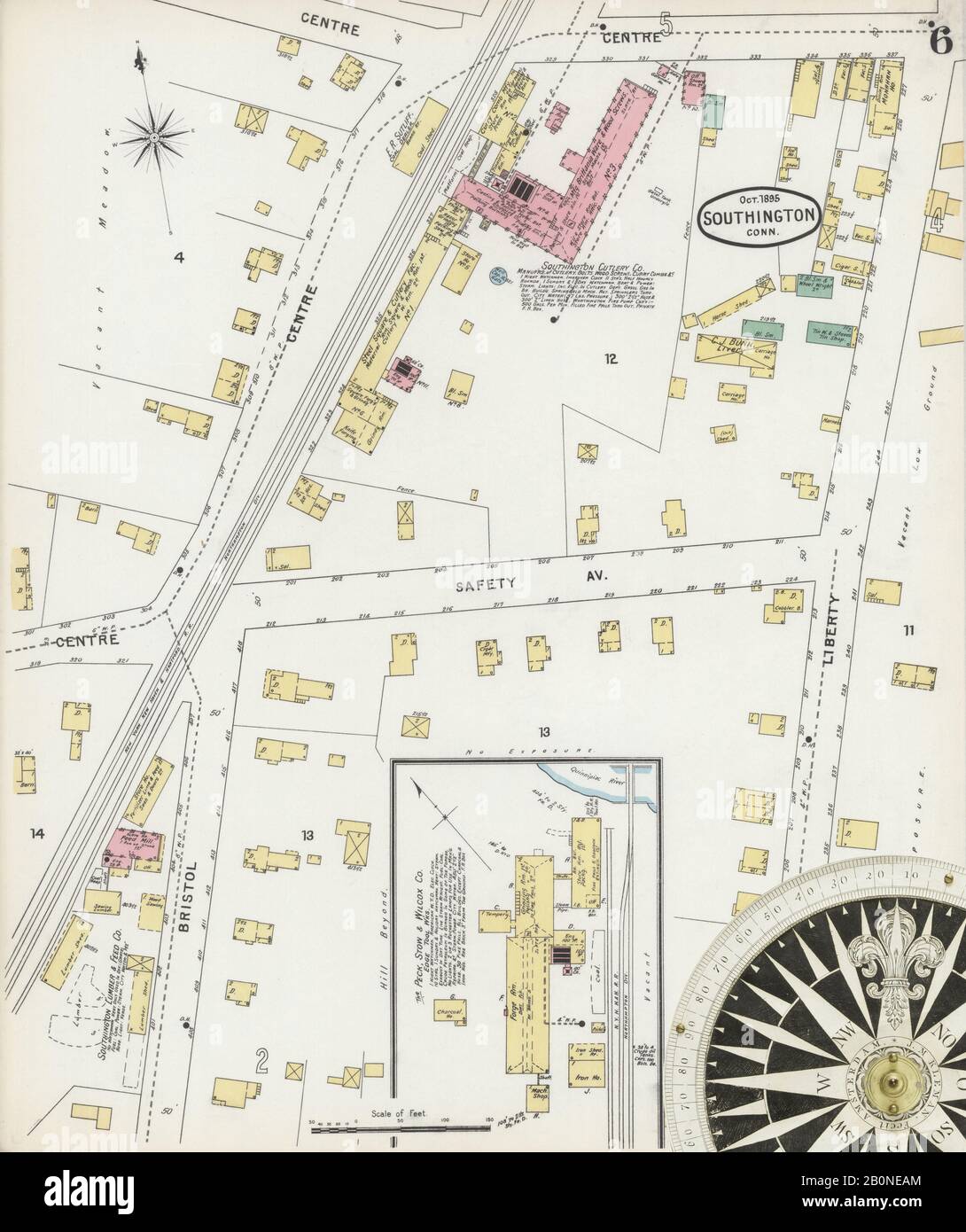 Old map of hartford hi-res stock photography and images - Alamy
