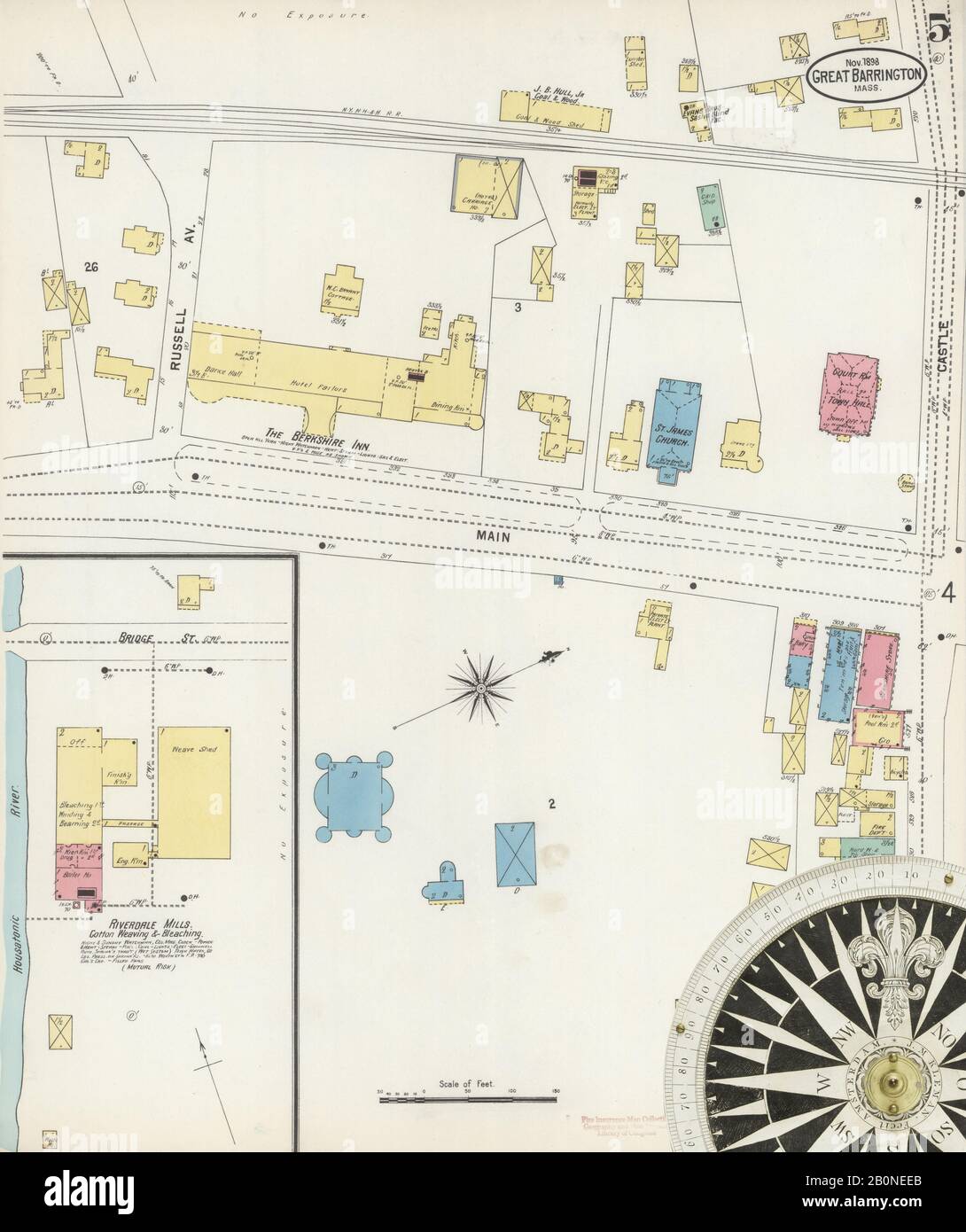 Image 5 of Sanborn Fire Insurance Map from Great Barrington, Berkshire ...