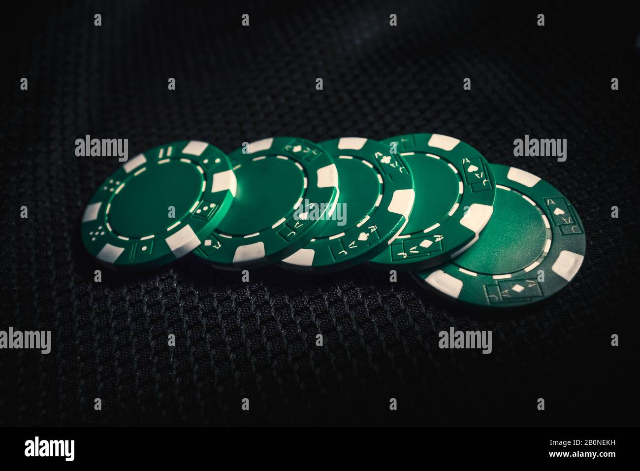 Large stacks of Poker chips at gambiling hall Stock Photo - Alamy