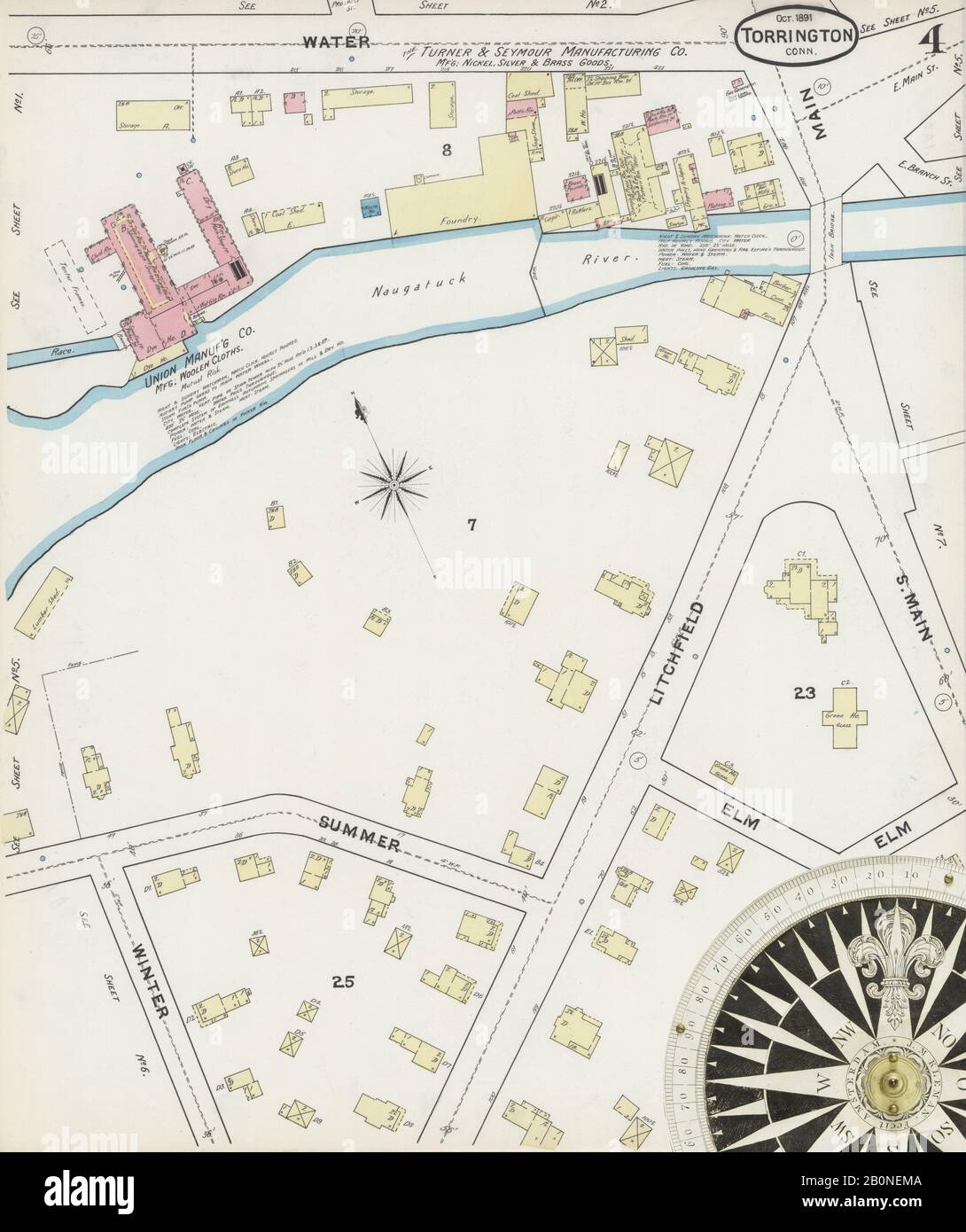 Torrington map hi-res stock photography and images - Alamy