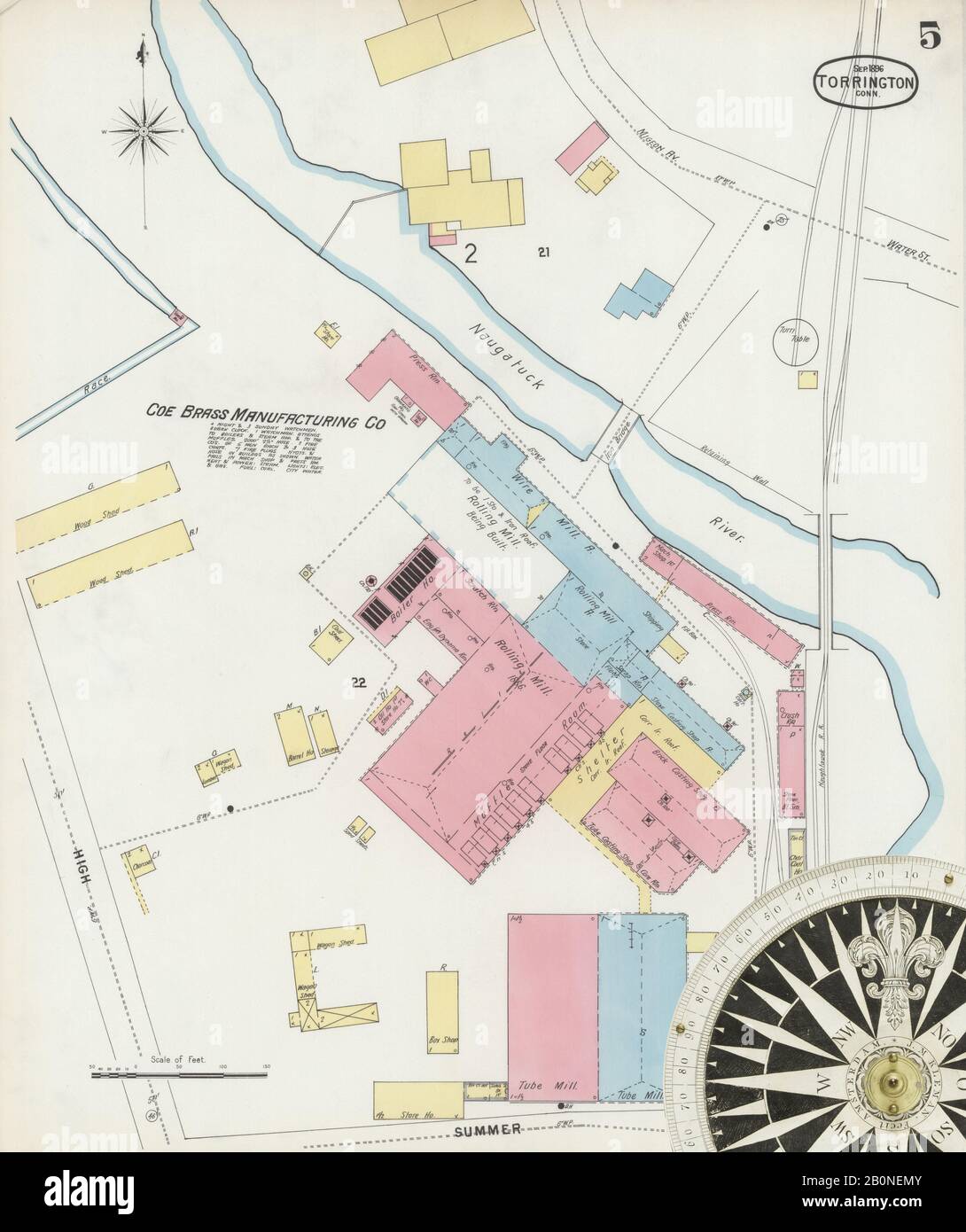 Litchfield map hi-res stock photography and images - Alamy