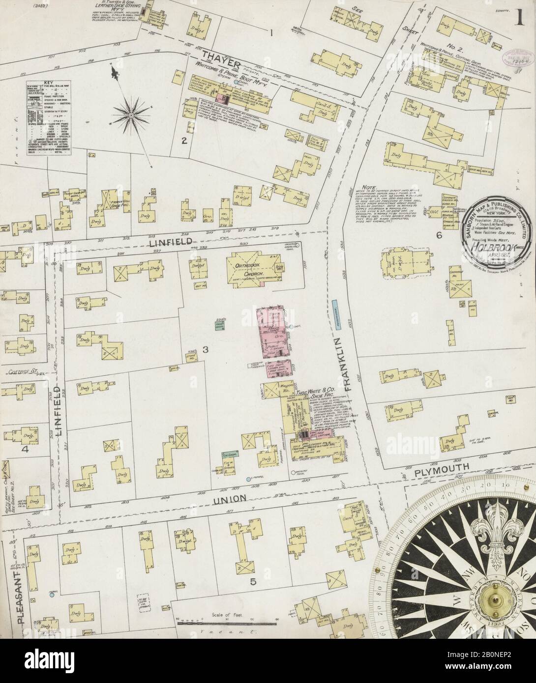 Map of holbrook hi-res stock photography and images - Alamy