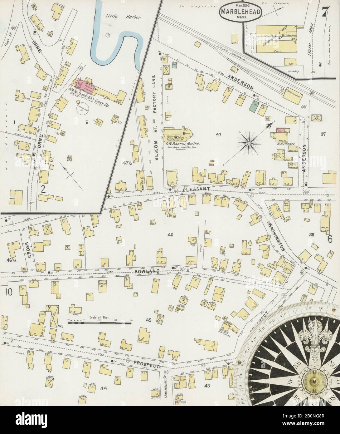 Map of marblehead hi-res stock photography and images - Alamy