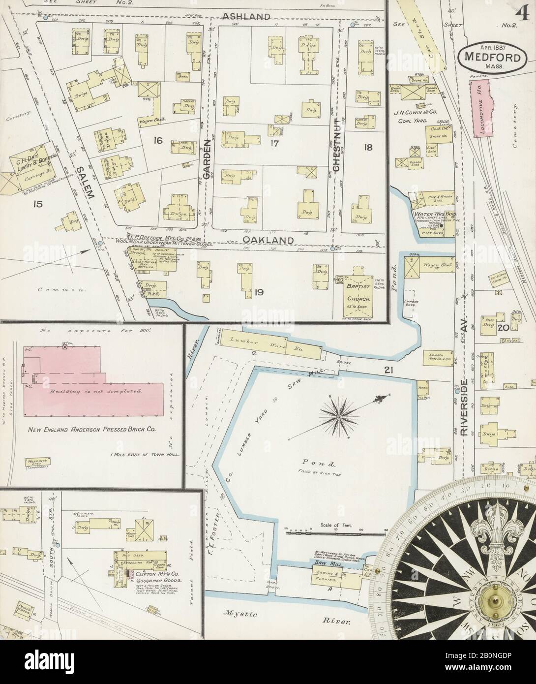 Map of medford hi-res stock photography and images - Alamy